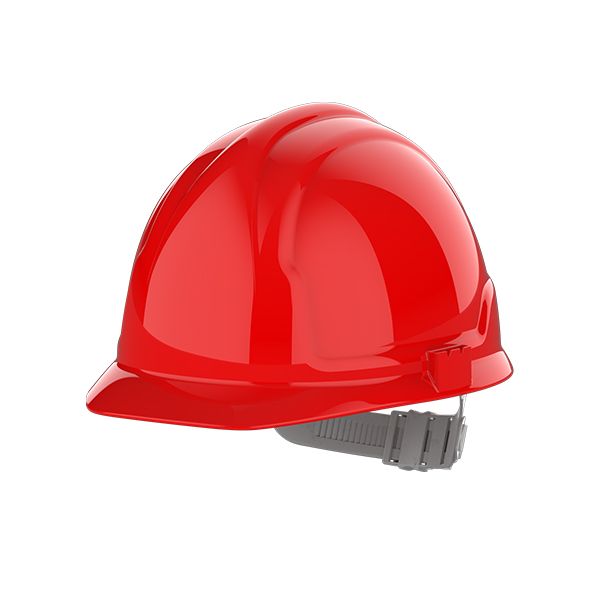 4200 Series Cap Style Hard Hat - Slip Ratchet - Red